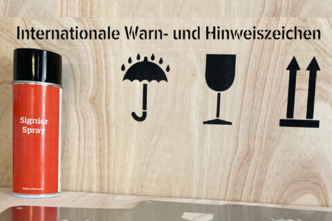 Warnzeichen, Hinweiszeichen Schablonen DIN 55402, ISO 780